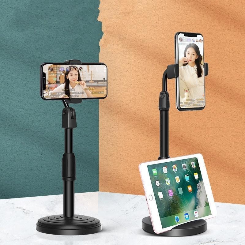 Mobile phone desktop stand portable live fast hand clip head Adjustable ...