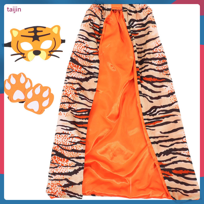 Paw Animal Mask Children's Tiger Paws Performance Costume Cape Jungle ...