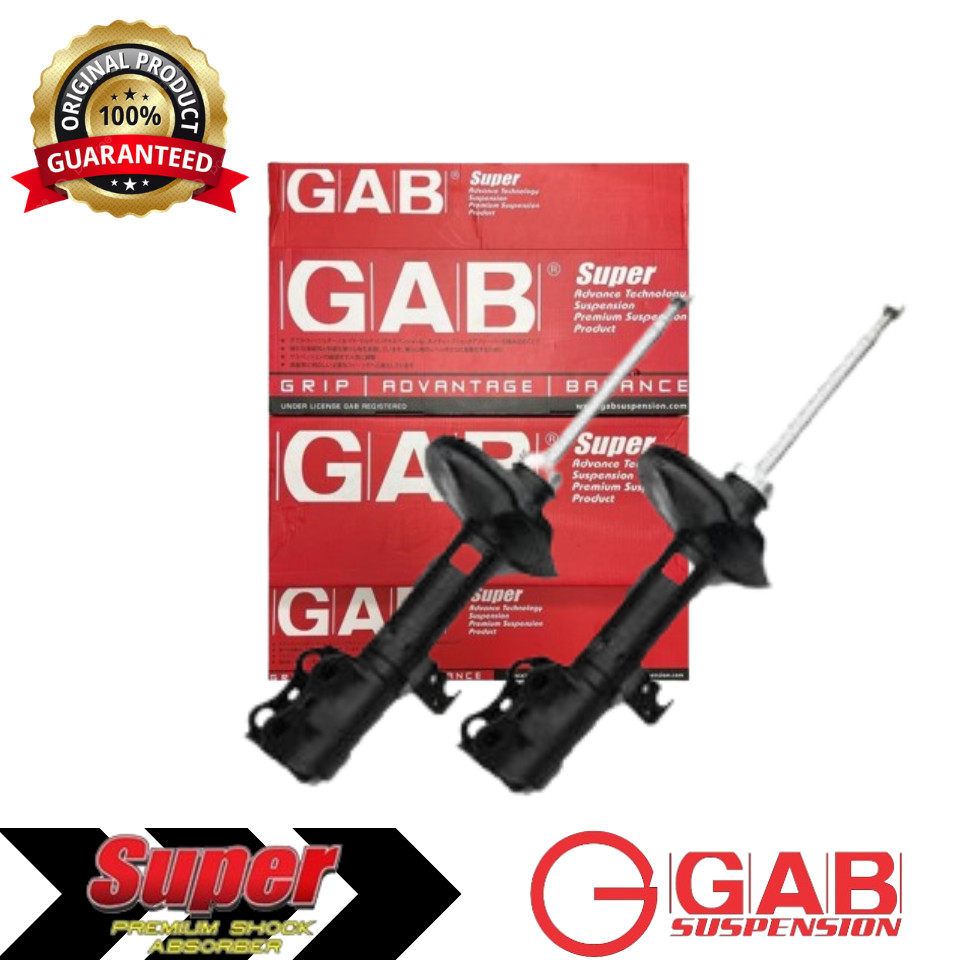 Original GAB Super Absorber - FRONT & REAR GAS - HIACE 2.5 (KDH200 ...