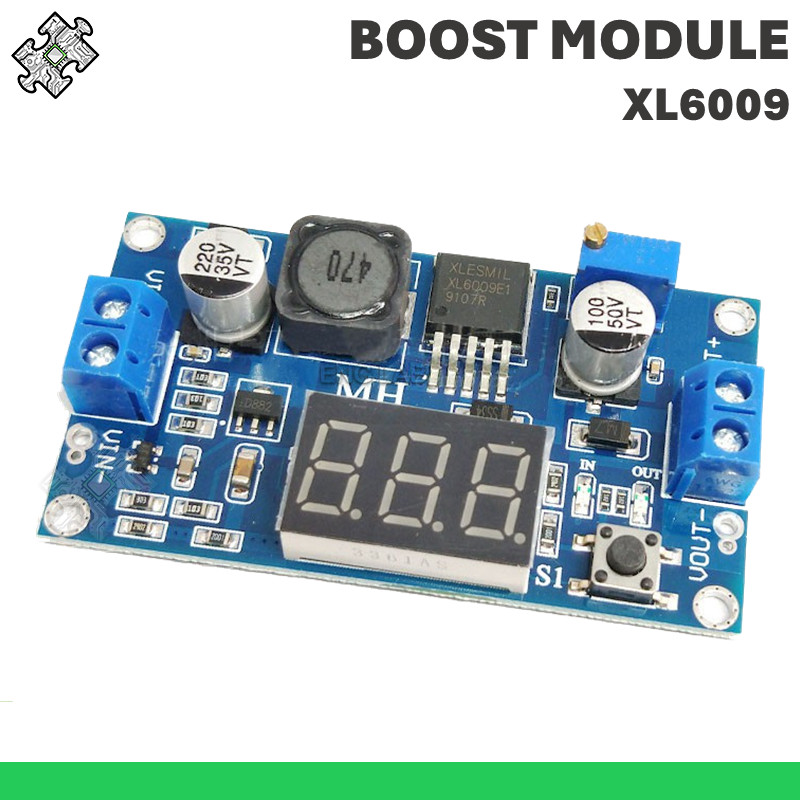 ENGLAB★XL6009 Boost Module With Display, Adjustable Boost DC-DC ...