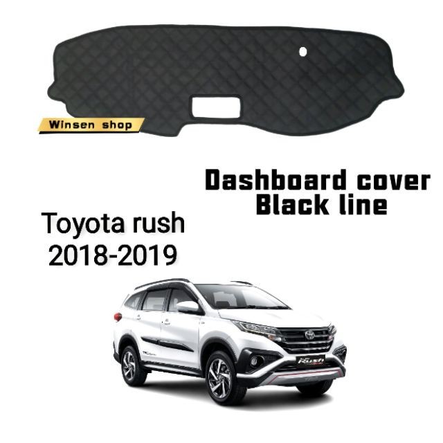 Toyota rush 2018-2021 dashboard cover black line | Shopee Malaysia