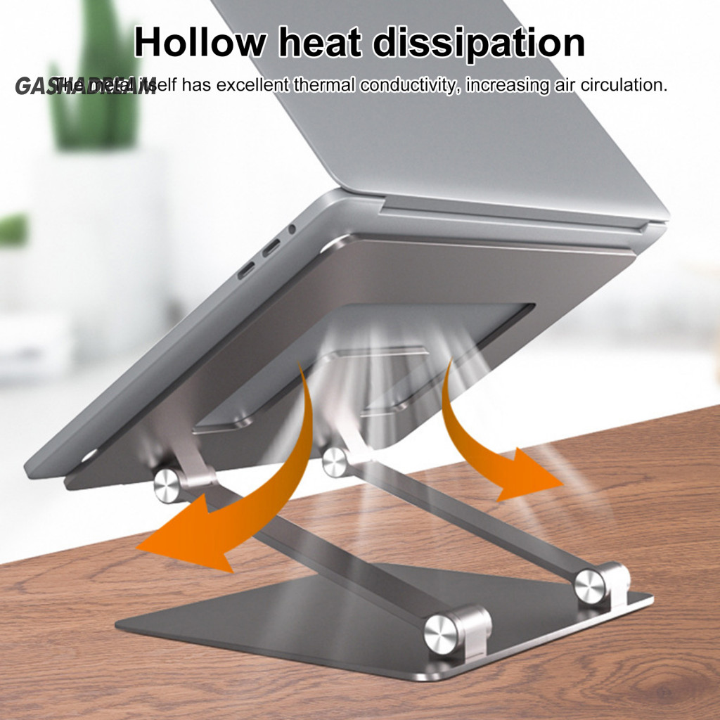 gashadream Foldable Laptop Stand Metal Laptop Stand Portable Laptop ...