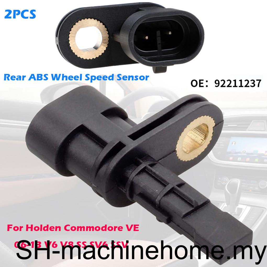 2 Car Rear ABS Speed Sensor Accessory Sensors Vehicle 2-pin Connector ...