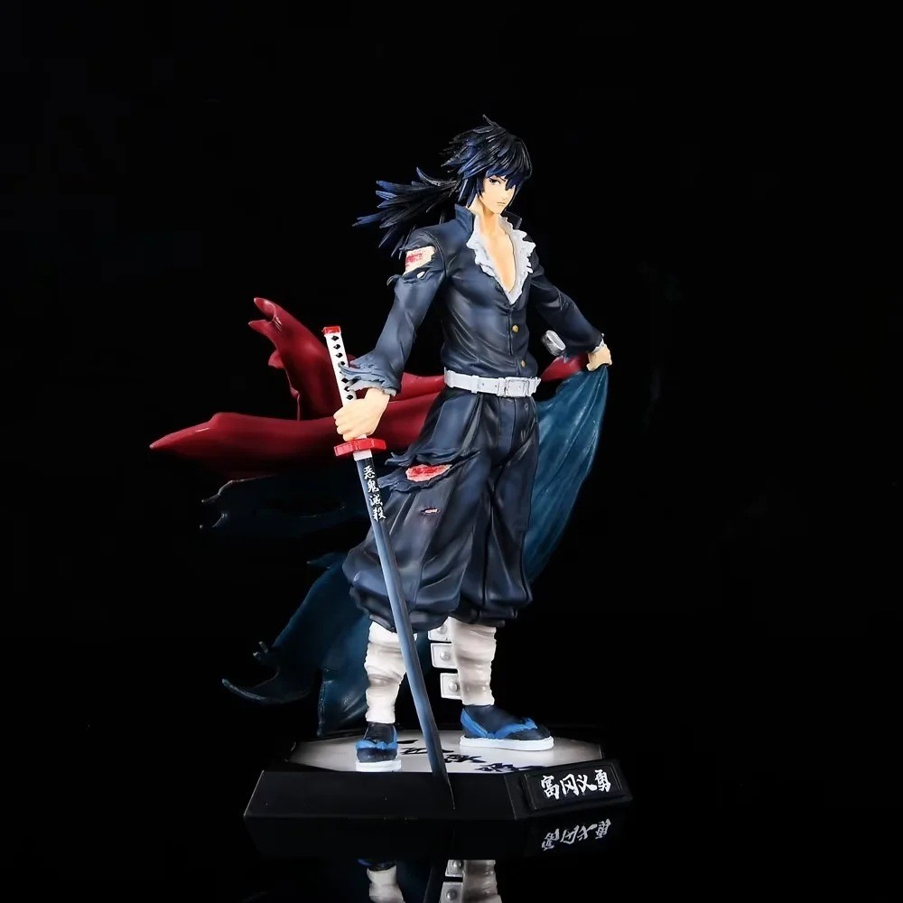 Anime Demon Slayer Tomioka Giyuu Figure Collectible Figurine With Cloak ...