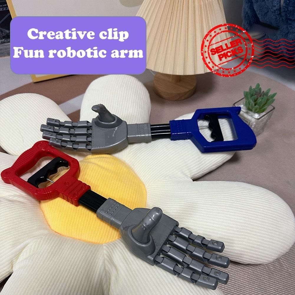 Funny Kids Robot Claw Hand Grabber Grabbing Stick Kid Robot Hand Boy ...