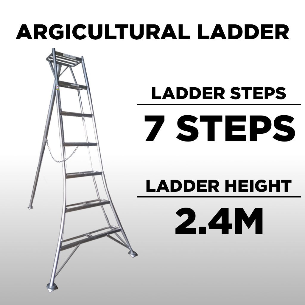 Aluminium 7 Steps Agricultural Ladder ALUCLASS 311 AGRICULTURAL(7 STEP ...