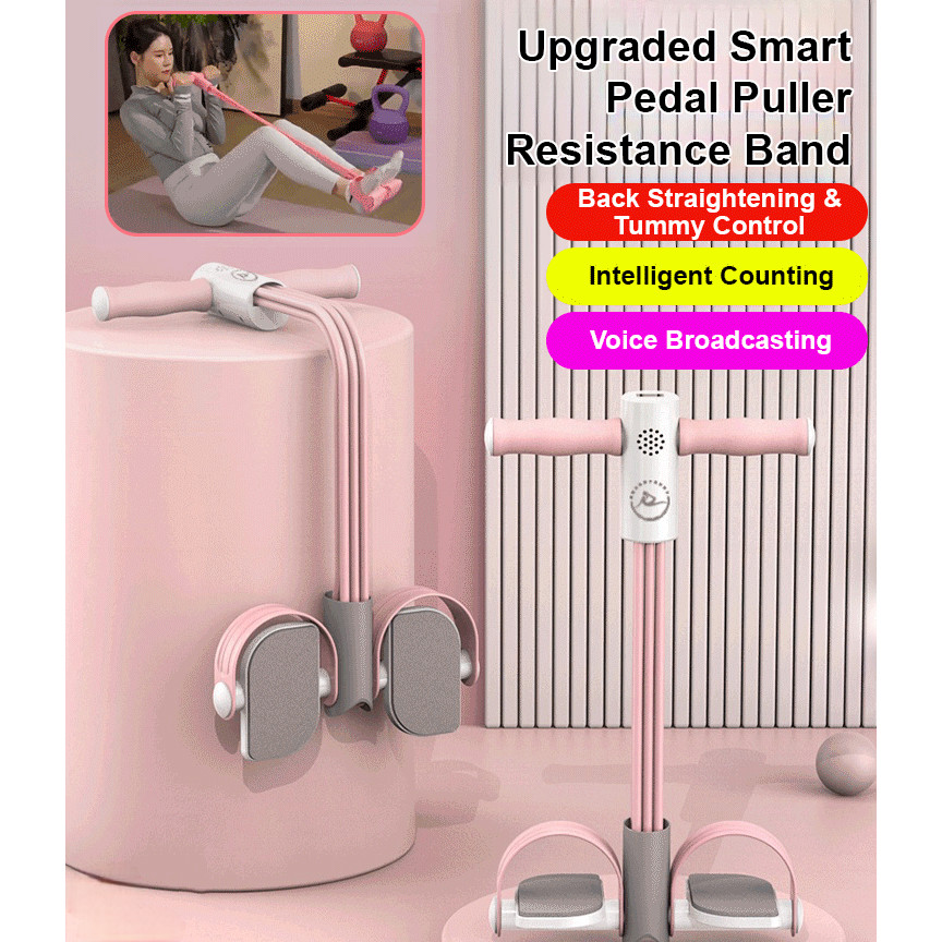 [Voice Announcement Counting]Upgraded Smart Stirrup Puller/Sit-ups Slim ...