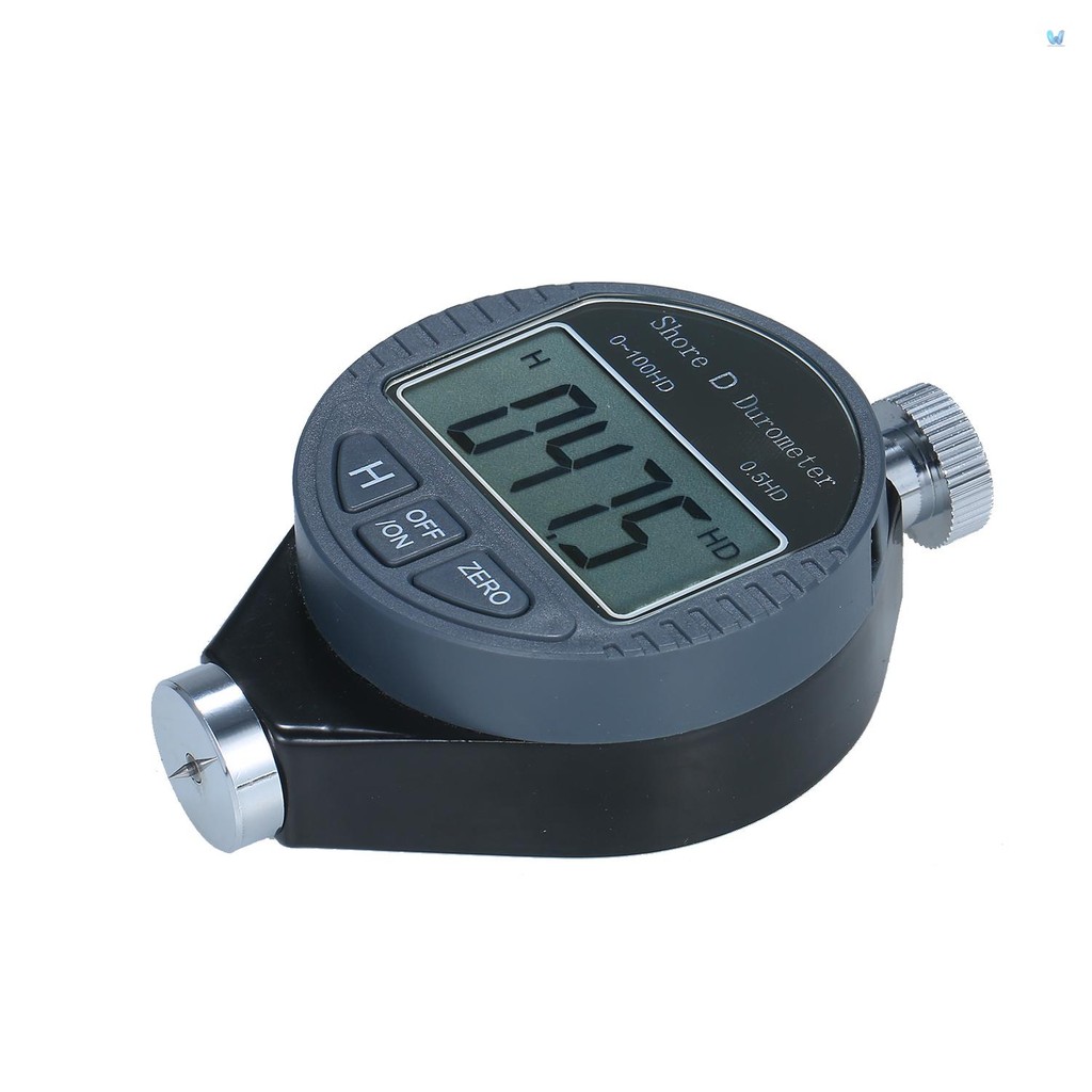 Portable 0-100HD Shore D Hardness Tester Meter Digital Durometer Scale ...