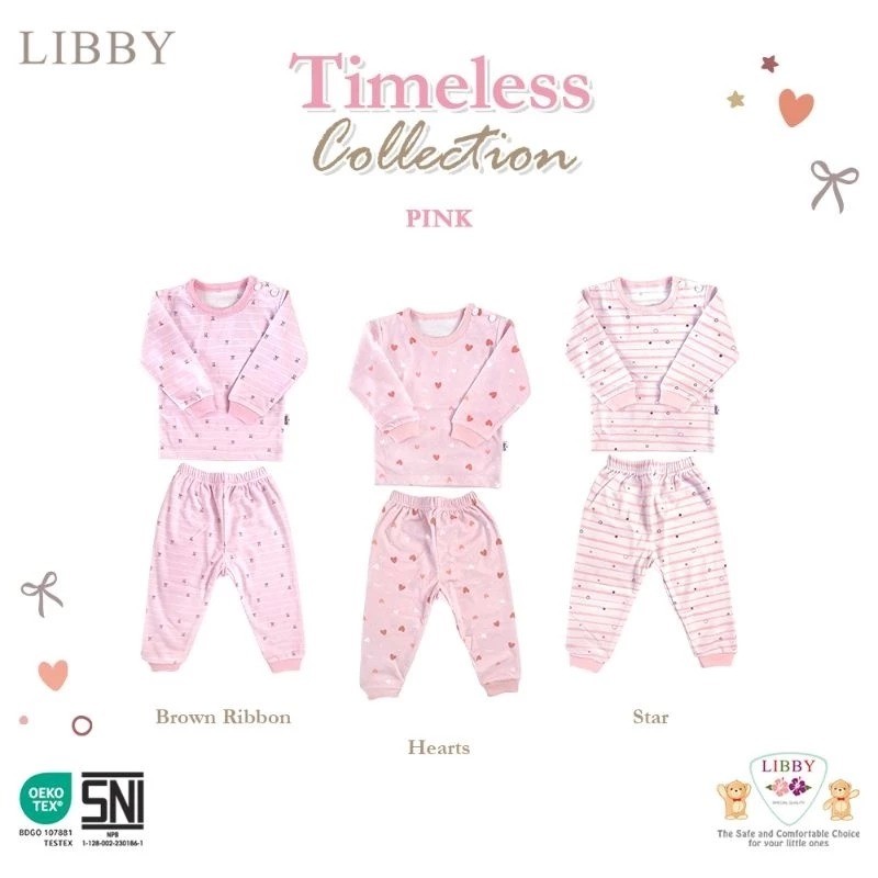 Libby Long T-shirt Suit TIMELESS PINK Pattern Trousers (1STEL) | Shopee Malaysia