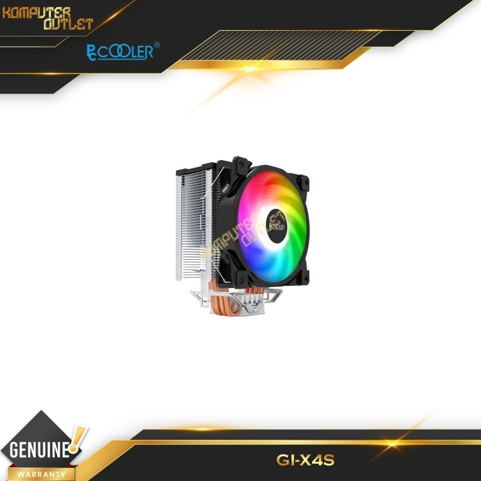 Pccooler GI-X4S Single Tower Fan | Pc Cooler High Performance Air CPU ...