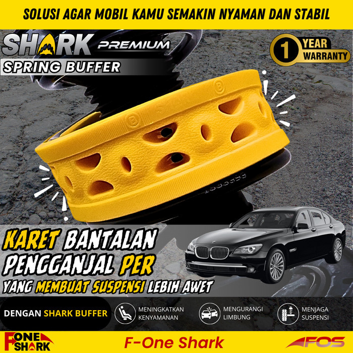 Shark Spring Buffer / Premium Active Stabilizer / Rubber Damper Comfort Car Spring Retainer BMW ...