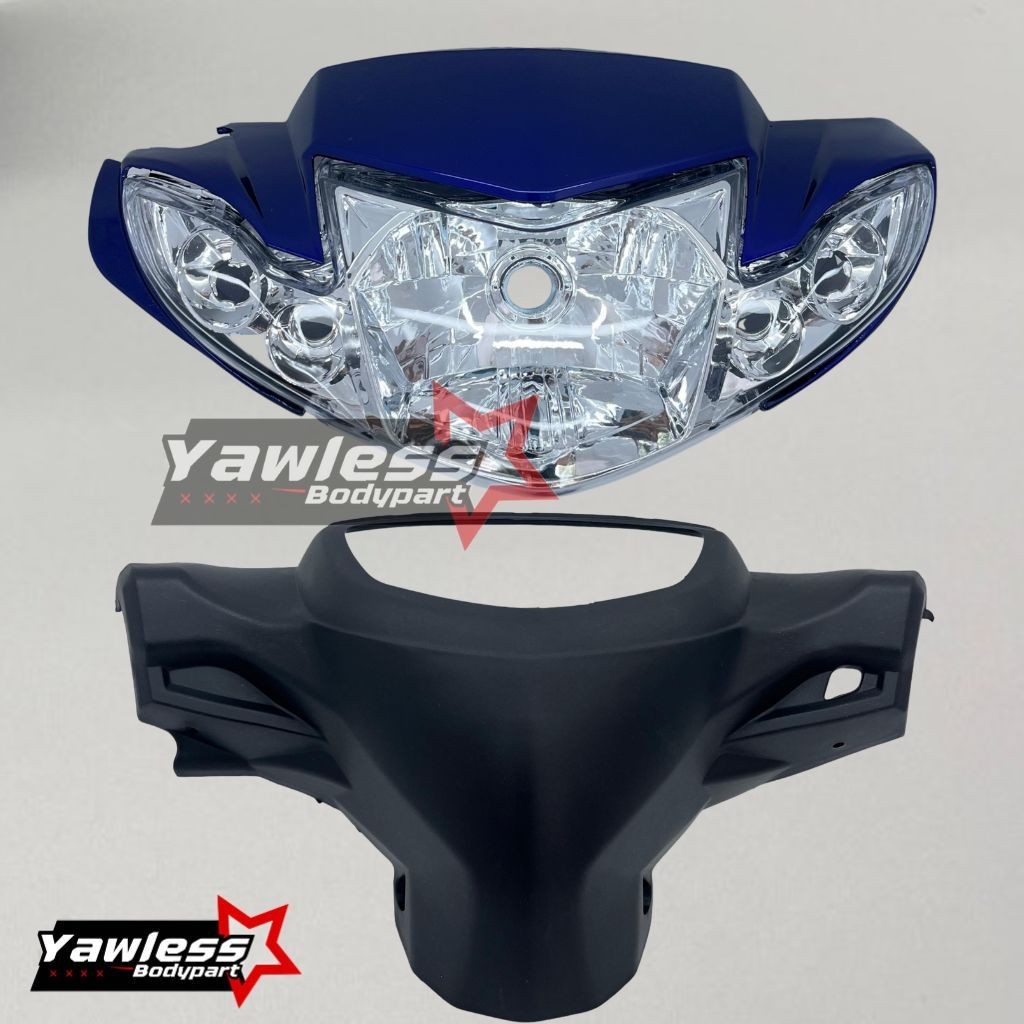 Vega r new full set blue shell / vega r new head shell front and back ...