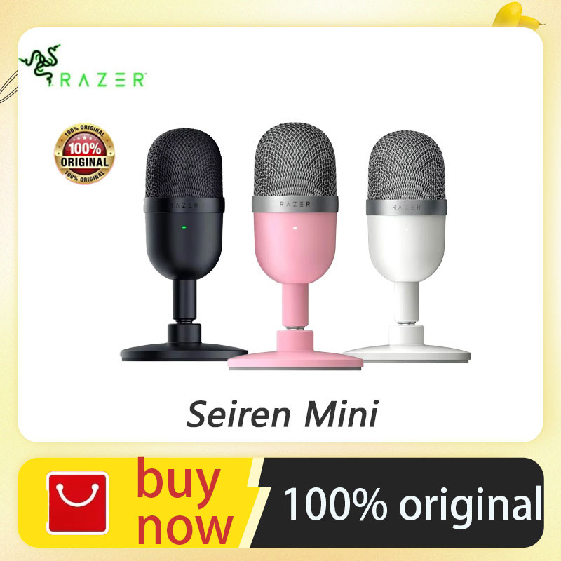Razer Mic Seiren Mini Ultra-compact Portable Mini Streaming Microphone ...