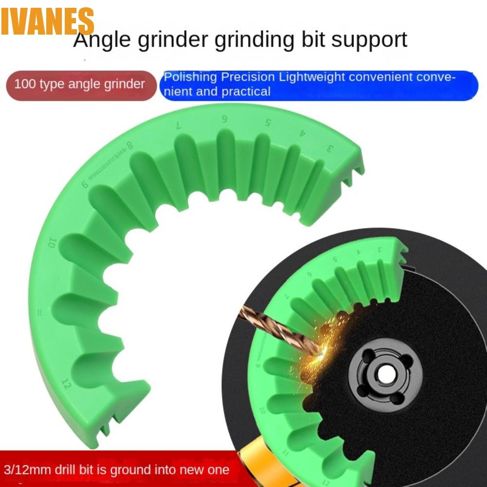 IVANES Angle Grinder Drill Bit Bracket, 3-12mm 10 Model Hole Drill Bit ...
