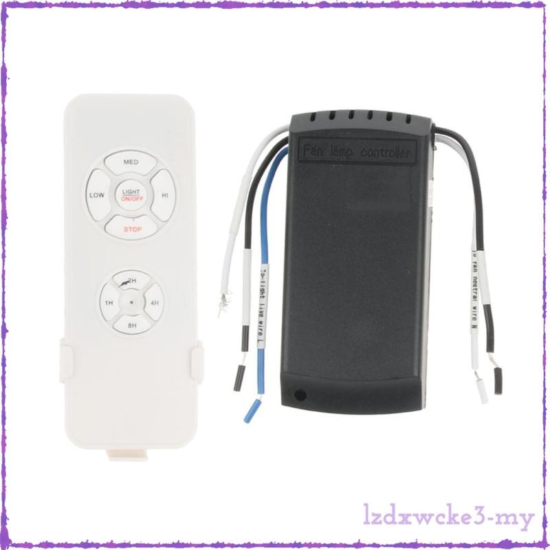 [LzdxwckefaMY] Universal Ceiling Fan Lamp Controller Kit (1 Remotes + 1 ...