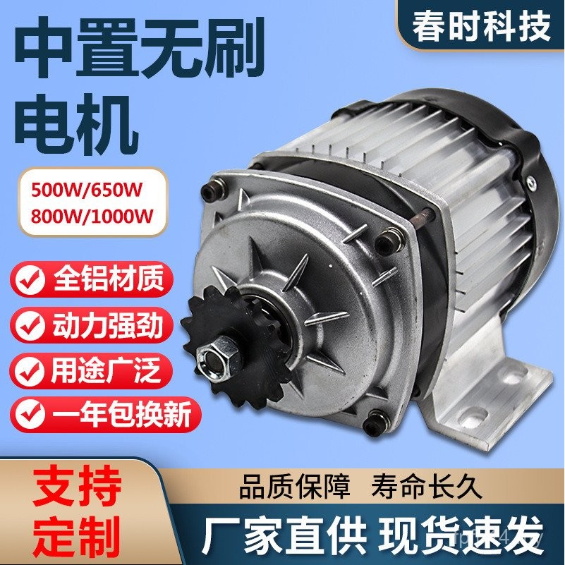 Central High Power Brushless Motor Waterproof 60v72V 800 1,000W High ...
