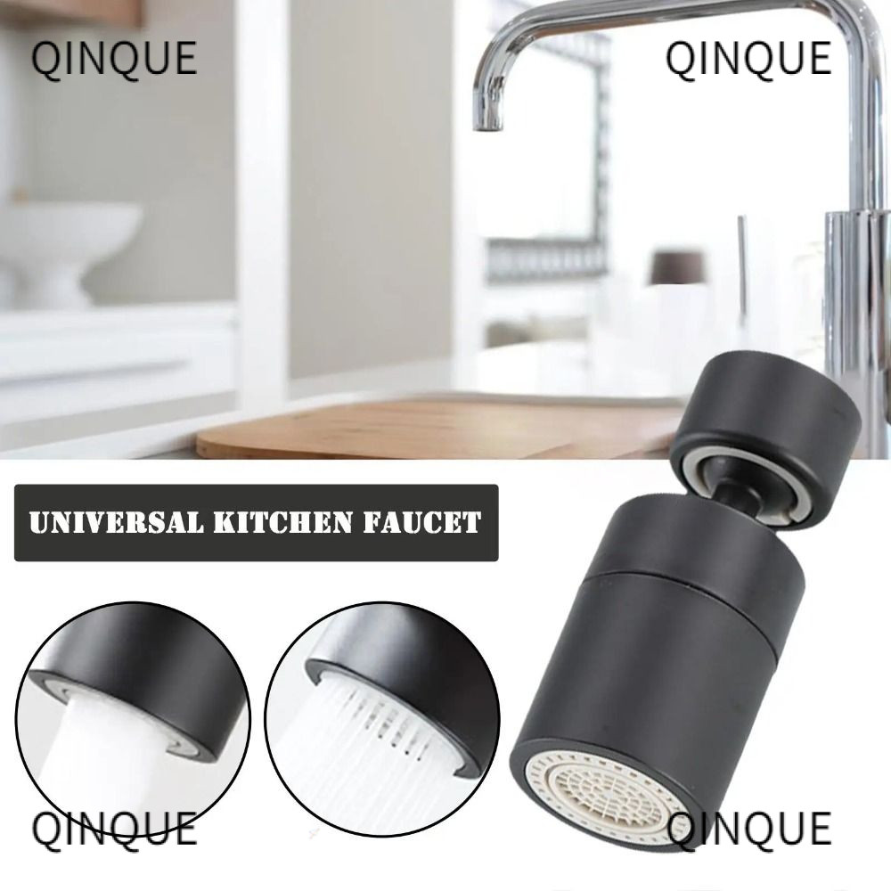 QQIN Faucet Spray Head Filter, Splashback Tap Nozzle 360° Rotary Water ...