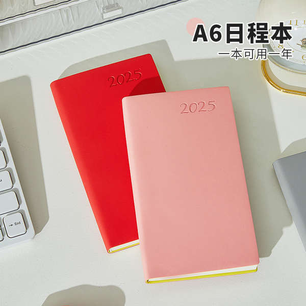 planner diary 2025 A6 Small Size 2025 New Style Schedule Book Portable ...