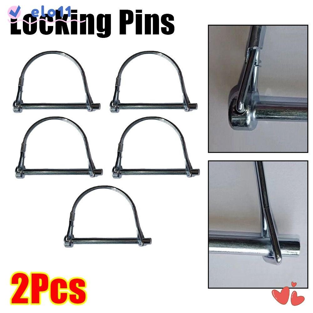 ELO11 2Pcs Tubular Folding Pin, Carbon Steel With Spring Lock Locking ...