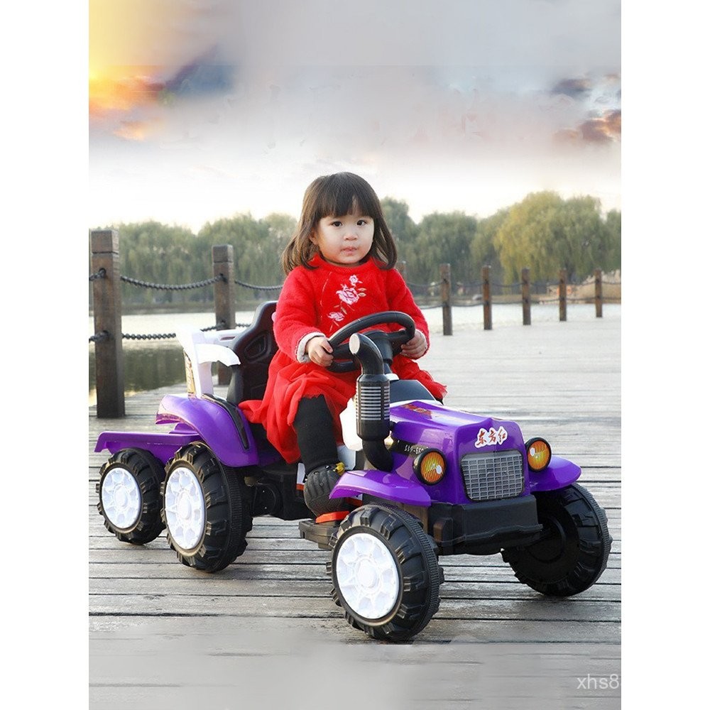 New Product] Oversized Tractor Children's Toy Car Can Sit People ...