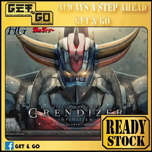 [Ready Stock] Bandai HG 1/144 Grendizer (Infinitism) Plastic Model Kit ...