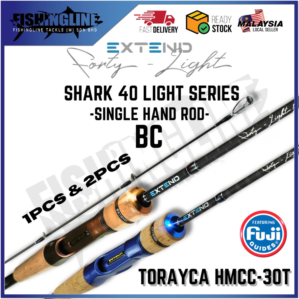 2025 EXTEND SHARK FORTY LIGHT SINGLE HAND ROD =BC BAITCASTNG ROD=HIGH ...