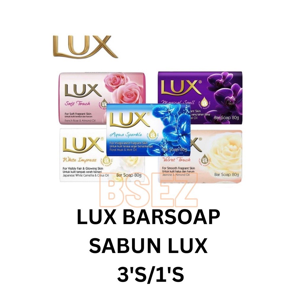 Lux Soap Bar 80g Sabun Lux [80g][3 BUKU/6 BUKU] | Shopee Malaysia
