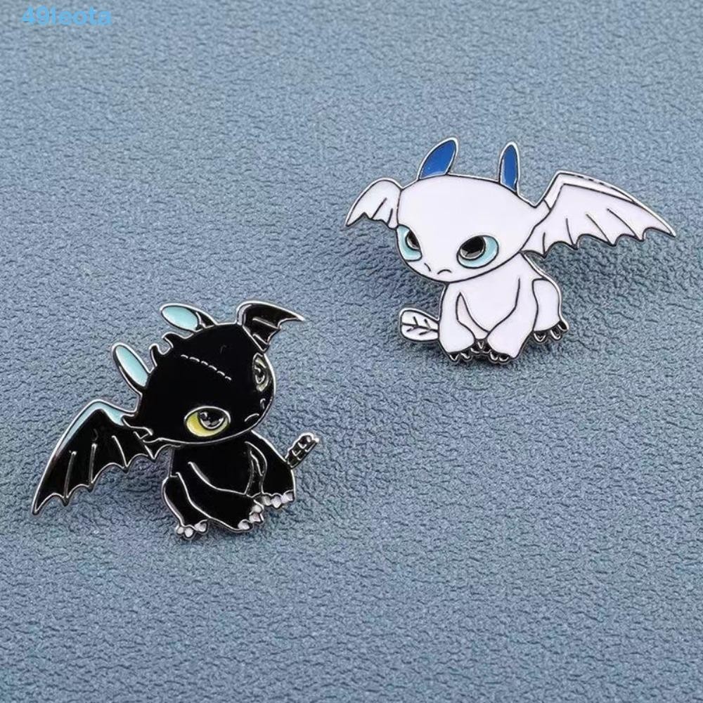 LEOTA Cartoon Toothless Dragon Keychain, Toothless Dragon Alloy Anime ...