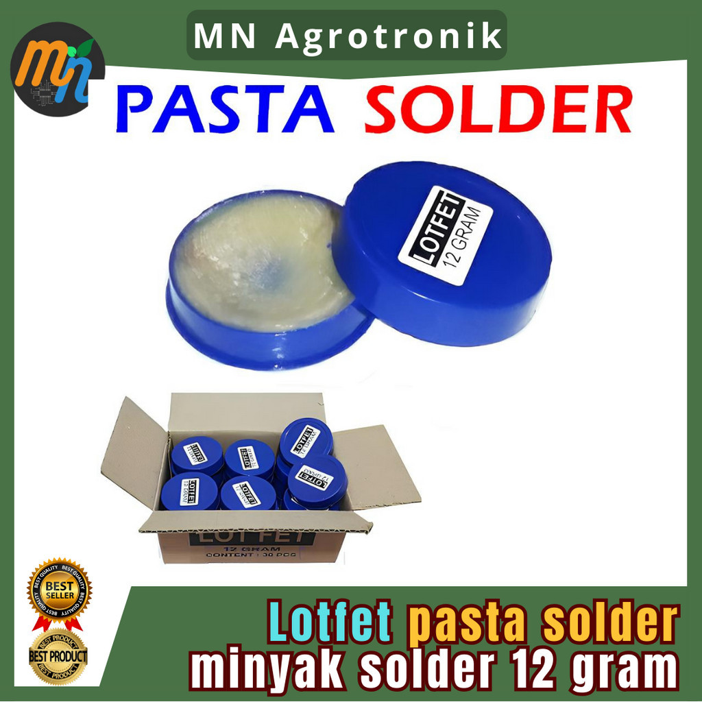 Lotfet solder paste / soldering oil 12 grams | Shopee Malaysia