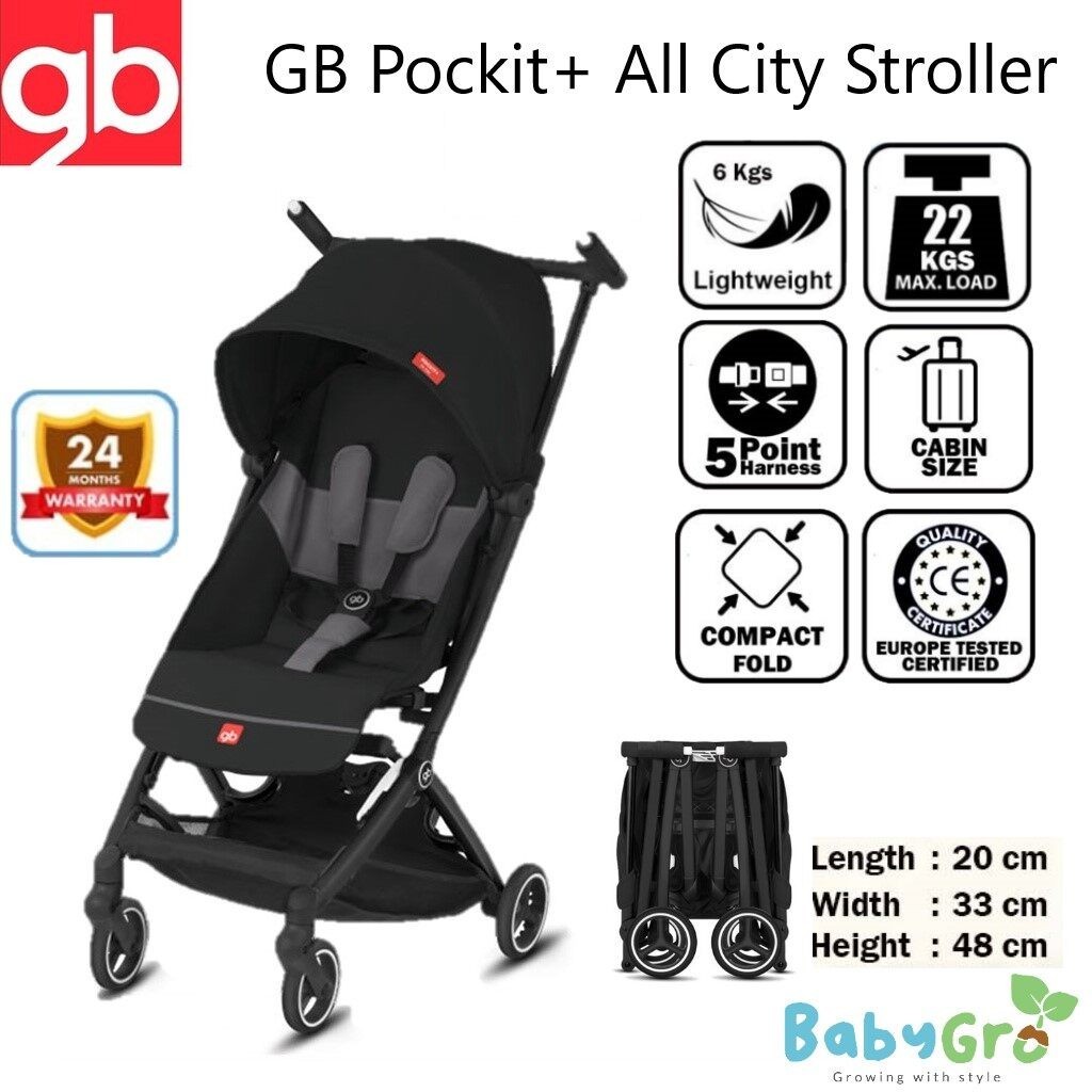 GB Pockit+ All City Cabin Size Stroller (From 6 months to 22kg ...