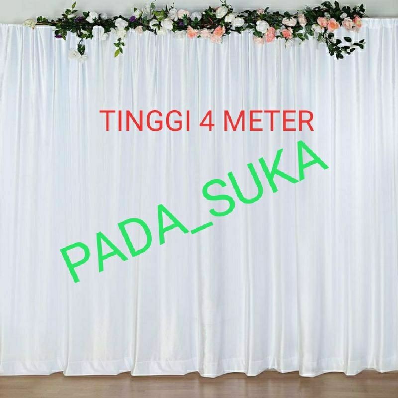 TENDA _ Background/backdrop/backdrop 4 Meters High Fabric Glossy Fabric ...