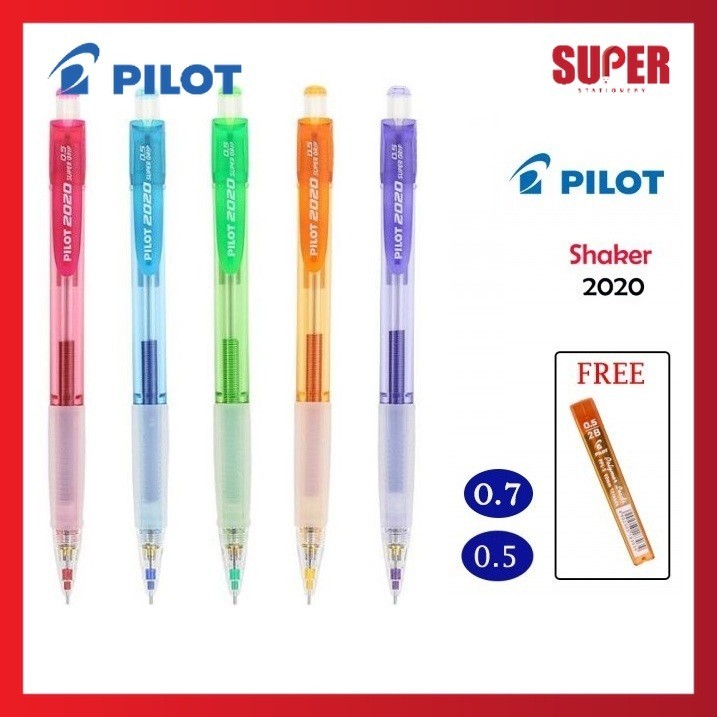 [Super Stationery] PILOT Pensel Mekanikal Percuma Isian 0.5mm/0.7mm ...