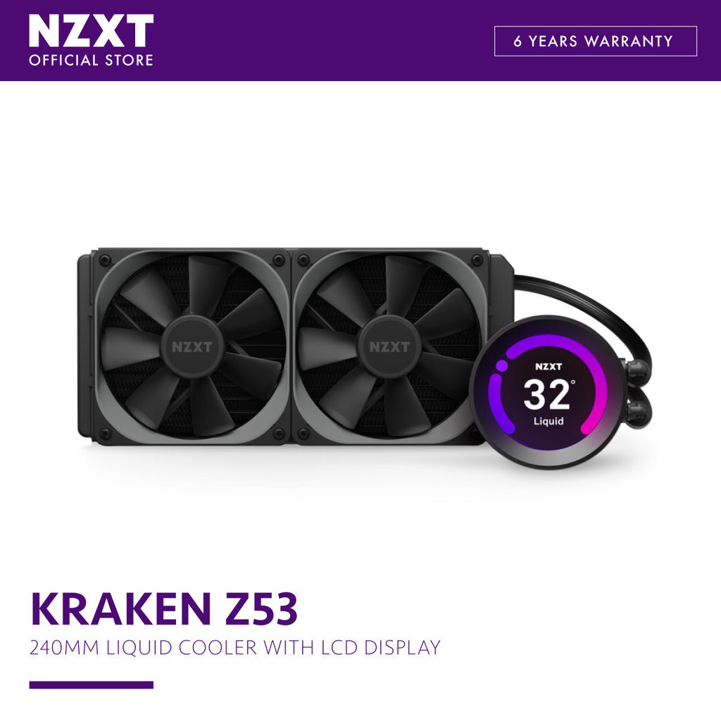 NZXT Kraken Z53 RGB AIO Cooler | Shopee Malaysia