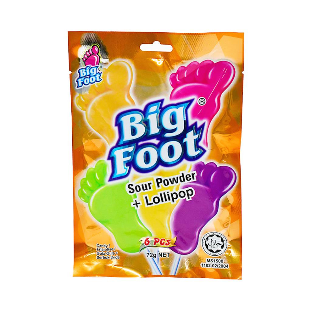 Sour Powder Lollipop Big foot (6pcs/pack) | Shopee Malaysia