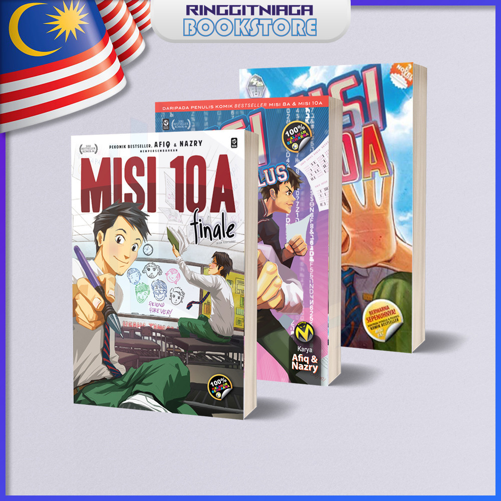 KOMBO Misi 10A - Nazry Salam, Afiq - Komik-M | Shopee Malaysia