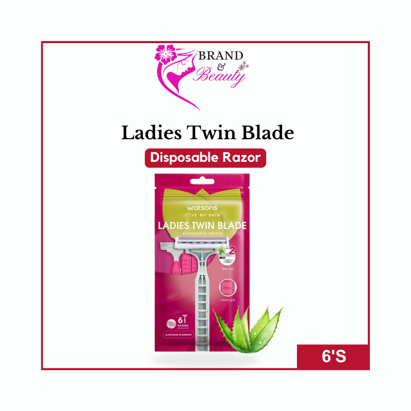 Watson Ladies Twin Blade Disposable Razors I Better Grip & Greater ...