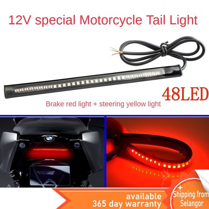 Universal 8" Flexible LED Light Strip General motorcycle light bar LED ...