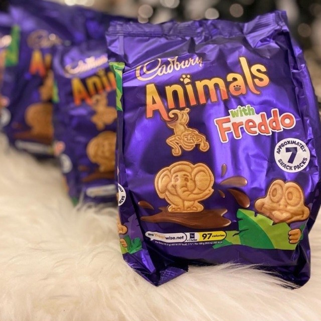 Cadbury Animals Chocolate Biscuits 7x20g [UK] | Shopee Malaysia