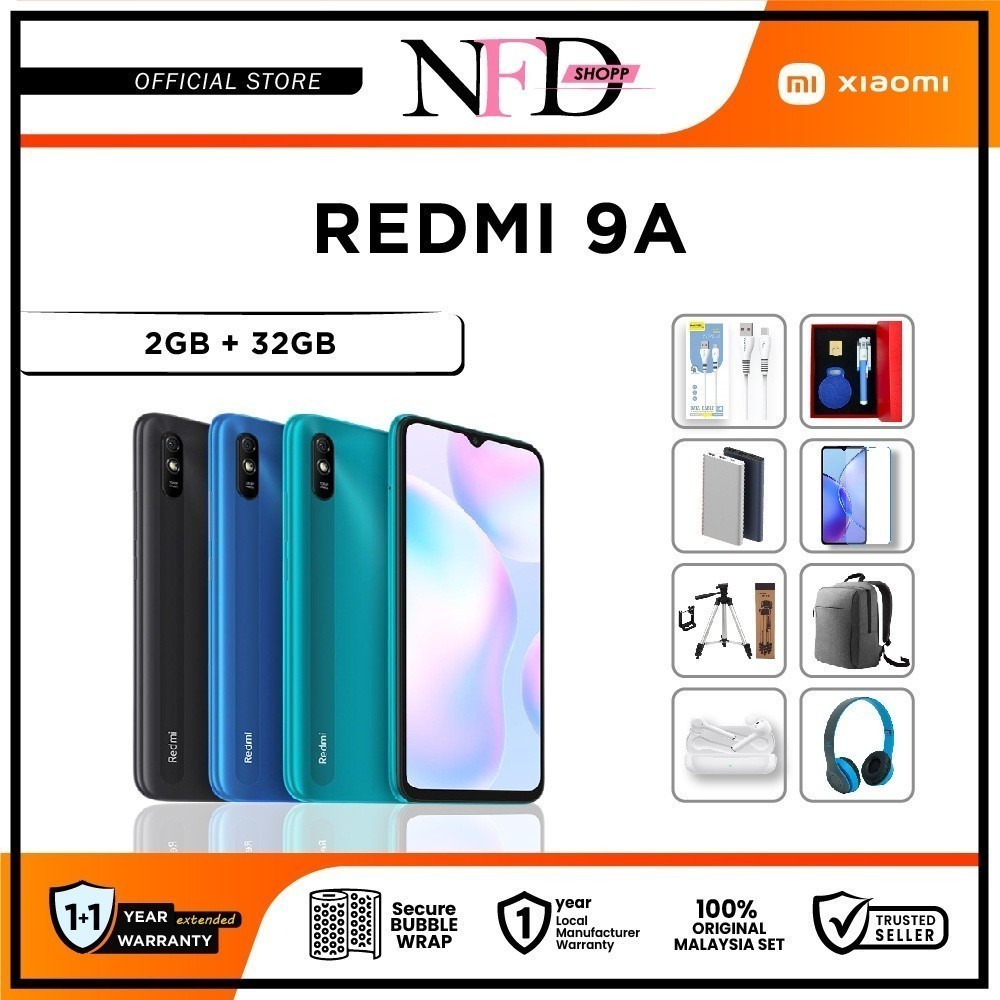 REDMI 9A [2GB RAM 32GB ROM] - Original XIAOMI Malaysia | Shopee Malaysia