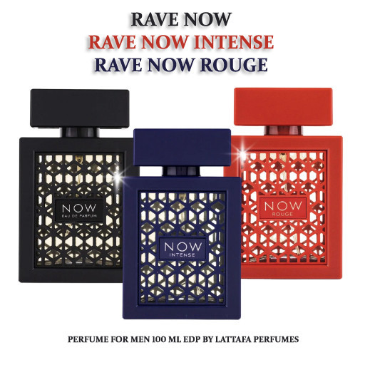 RAVE NOW / RAVE NOW INTENSE / RAVE NOW ROUGE /PERFUME FOR MEN 100 ML ...
