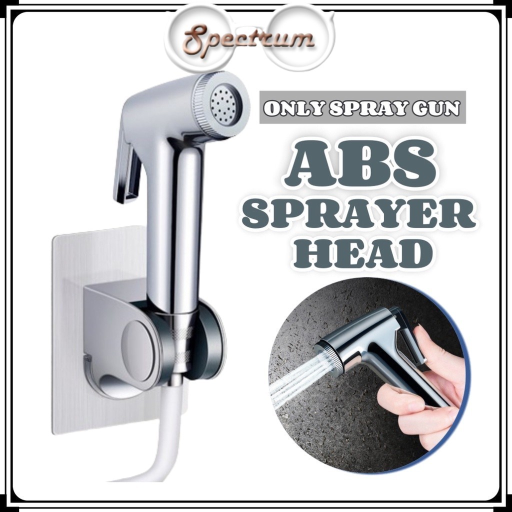 Handheld Bidet Spray Gun Shower Head Sprayer Flushing Pressurization ...