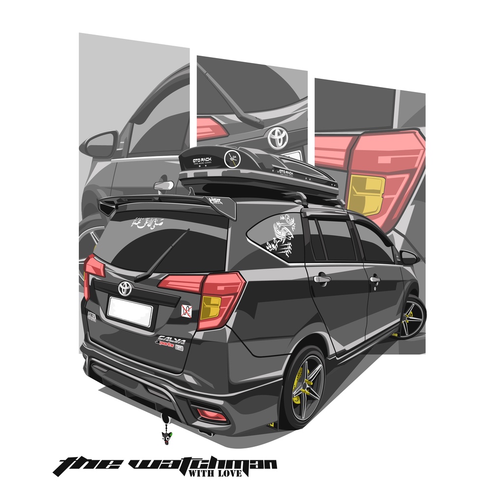 Cartoon Car Vector edit Car Photo Illustration photoshop corel ai ...
