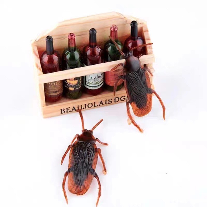 ARIGATOU Fake Cockroach Toys Simulated Prank Props Frightening Prank ...
