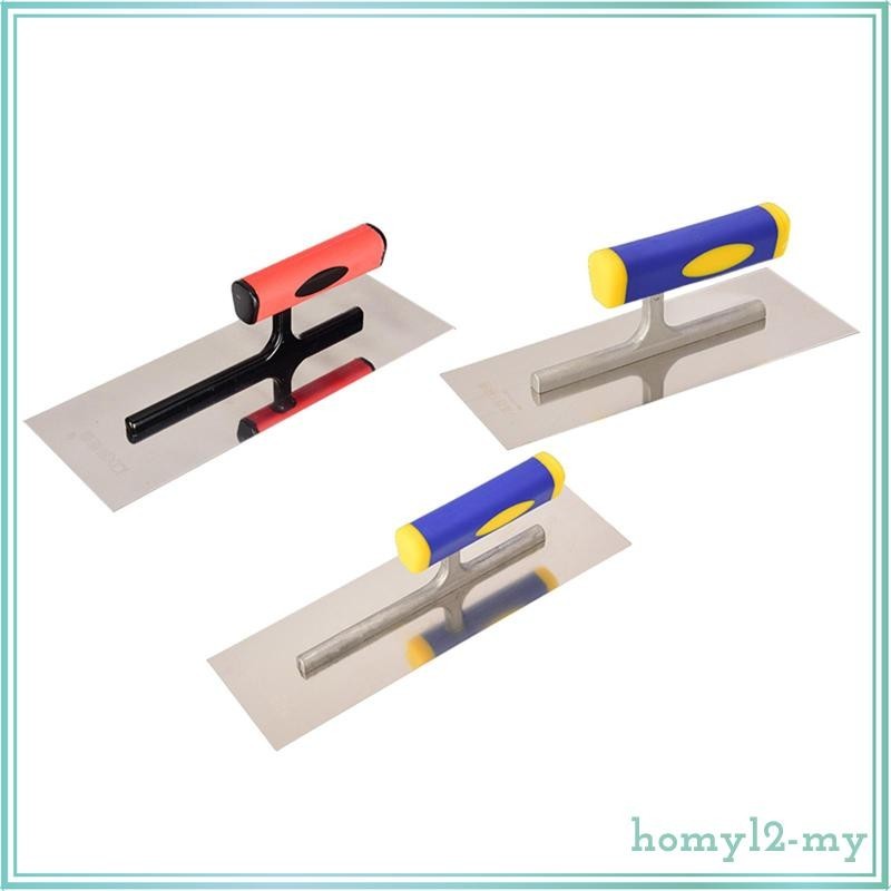 [HOMYLcfMY] Plastering Trowel Plastering Tool with Handle Stainless ...