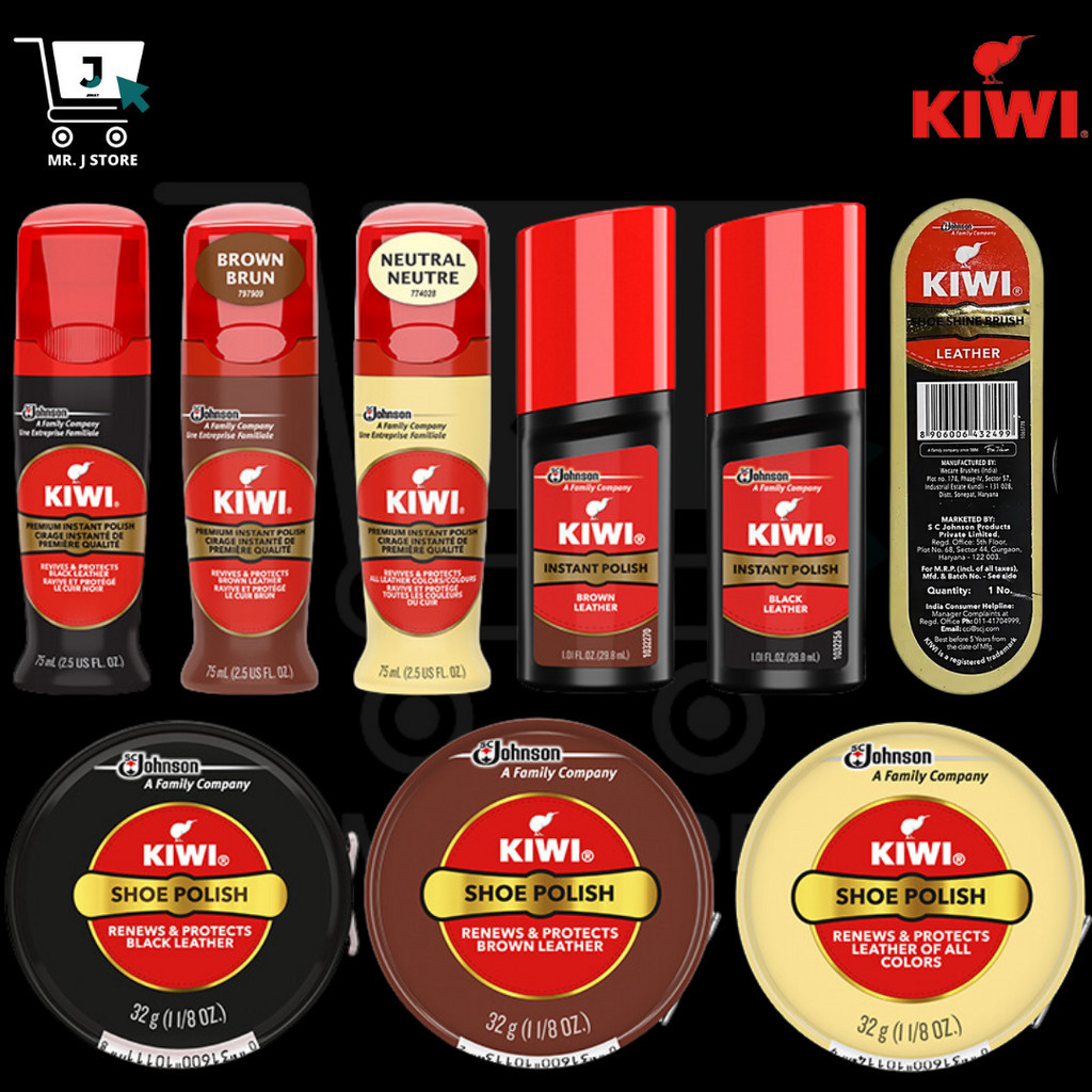 Kiwi Shoe Polish (Black, 75ml) - Long-lasting Shine for Your Favorite Shoes | Shopee Malaysia