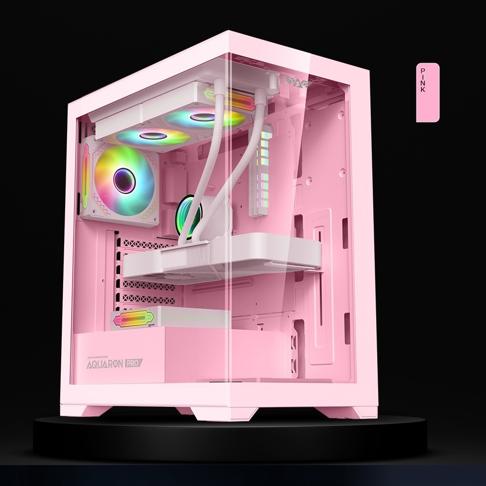 Armaggeddon Aquaron Pro ATX Transparent view Gaming Casing Chassic PC ...