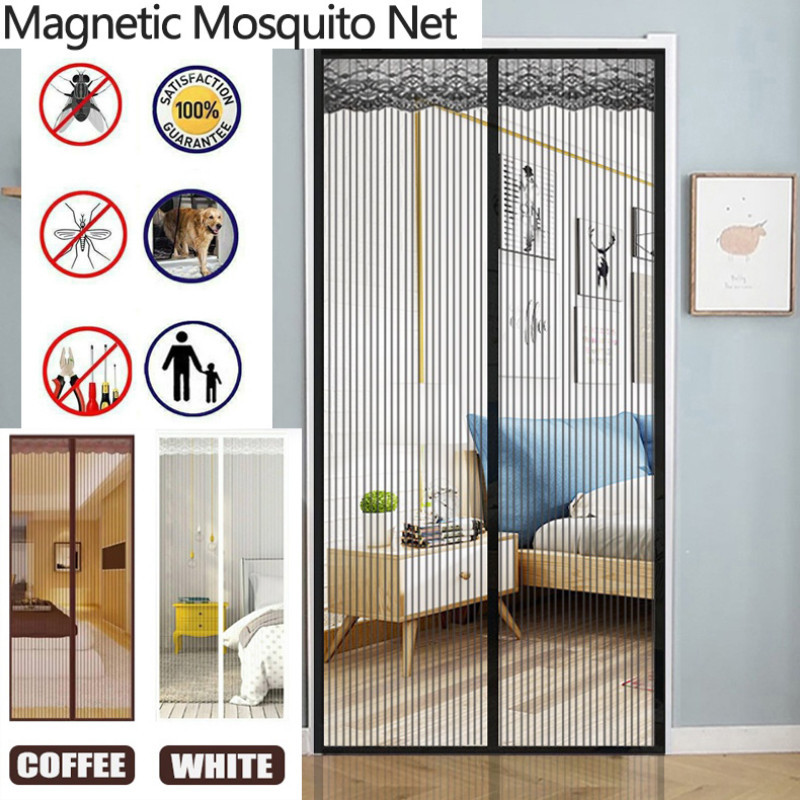 Magnetic Mosquito Net Door Anti Bug Fly Door Curtains Mesh Automatic ...