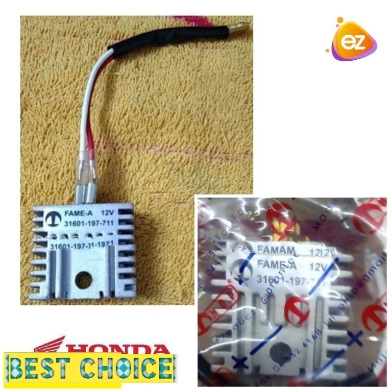 HONDA RECTIFIER 12V, 6V CUT OUT GBO/C70/FAME/RXS/FR80 | Shopee Malaysia