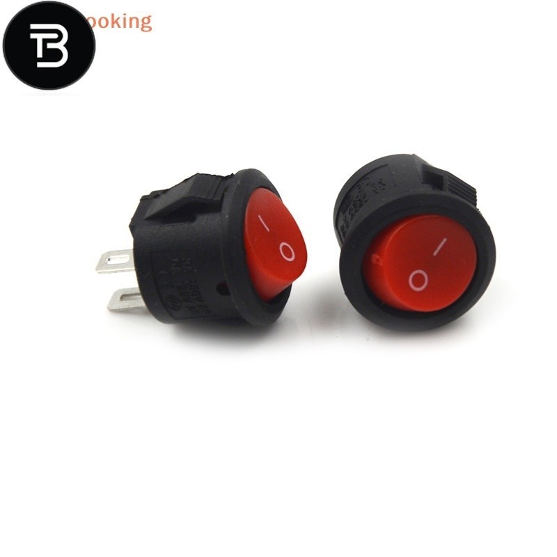 TB [LargeLooking] 10Pcs 16mm Diameter Round Boat Rocker Switches Mini 2 ...