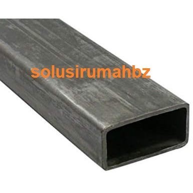 HITAM Box pipe 50x100mm length per 10cm uk 5 x 10cm hollow iron piece ...